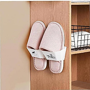 1pc Shoes Storage Rack Shoes Shelf Organizer Convenient Wall-Mounted Adhesive Shoes Rack Wall Hanging Shoes Organizer Hanger Random Style