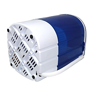 BaggySacky One-cylinder 7LB Portable Washing Machine with Spinner Timer Control and drainage for Small or Children Clothes in Apartment RV Travel Blue