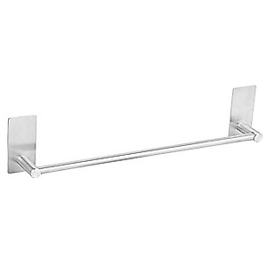 DERCLIVE Self Adhesive Towel Bar Stainless Steel Wall Hanging Towel Rack Shelf for Bathroom Kitchen1 Towel Rack Towel Bar Towel Shelf Towel Bar Towel Rack Towel Shelf Towel Bar Towel Shelf Towel