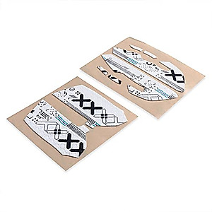Cool Patterns Textures Grip Tape Compatible for Razer Viper/Viper Ultimate Gaming Mouse (White)