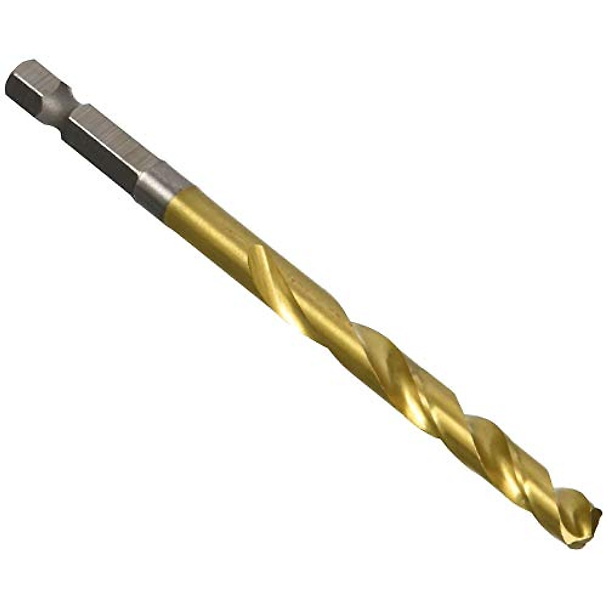 Milwaukee Electric Tool 48-89-4614 Twist Impact Drill Bit, 17/64" Diameter x 4-1/4" L, 2-1/2 ", 1/4" Hex Shank, 135 Degree, Titanium