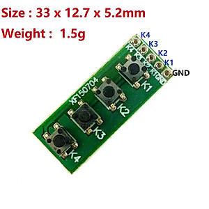 eletechsup 4 Buttons Key Switch Keyboard Matrix Board (5)