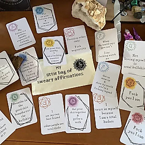 16pcs Funny Affirmation Card Gift: Positivity Affirmation Cards | Daily Affirmation Cards Motivational Phrase | Affirmation Cards Set | Positive Affirmations Cards | Birthday Cards for self Friends