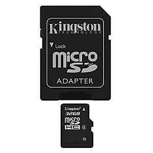 Kingston Digital 32 GB microSDHC Flash Memory Card SDC4/32GB