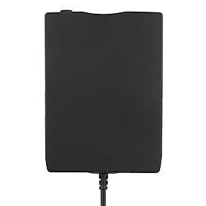 1.44 MB External USB FDD Floppy Disk Drive for PC Laptop , Floppy Diskette Disk Drive Notebook | Black USB External Floppy Diskette with Shockproof Footrest