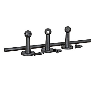 Gallery Rail Corner Post - Flat Black