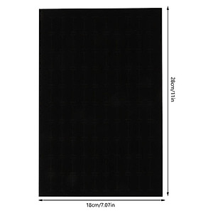 Foam Insert Display Trays 5pcs Jewelry Insert Pad Sponge Jewelry Box Inserts Jewelry Showcase Trays Jewelry Ring Earring Mat Box for Jewelry Display Organizer Black