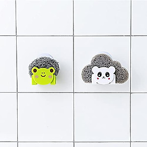 RYGRZJ Sink Rack Kitchen Drainer Rack,Suction Cup Sink Drain Rack Sponge Storage Holder for Kitchen Organizer Bathroom Accessories