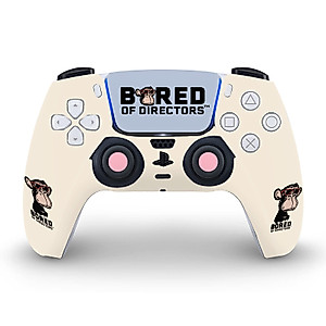 Head Case Designs Officially Licensed Bored of Directors APE #2585 Art Vinyl Faceplate Sticker Gaming Skin Decal Compatible with Sony Playstation 5 PS5 Disc Edition Console & DualSense Controller