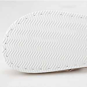 Aniywn House Slipper Cotton Flax Slippers for Women and Men Open Toe Memory Foam Washable Casual Indoor Outdoor Home Slippers