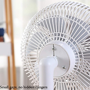 AIYoo USB Desk Fan with 4 Speeds 90° Head Pivot, Fast Air Circulating USB Fan for Better Cooling Quiet Electric Fan/Stroller Fan/Portable Personal Fan for Desktop Office Car Outdoor Travel Camping Fan