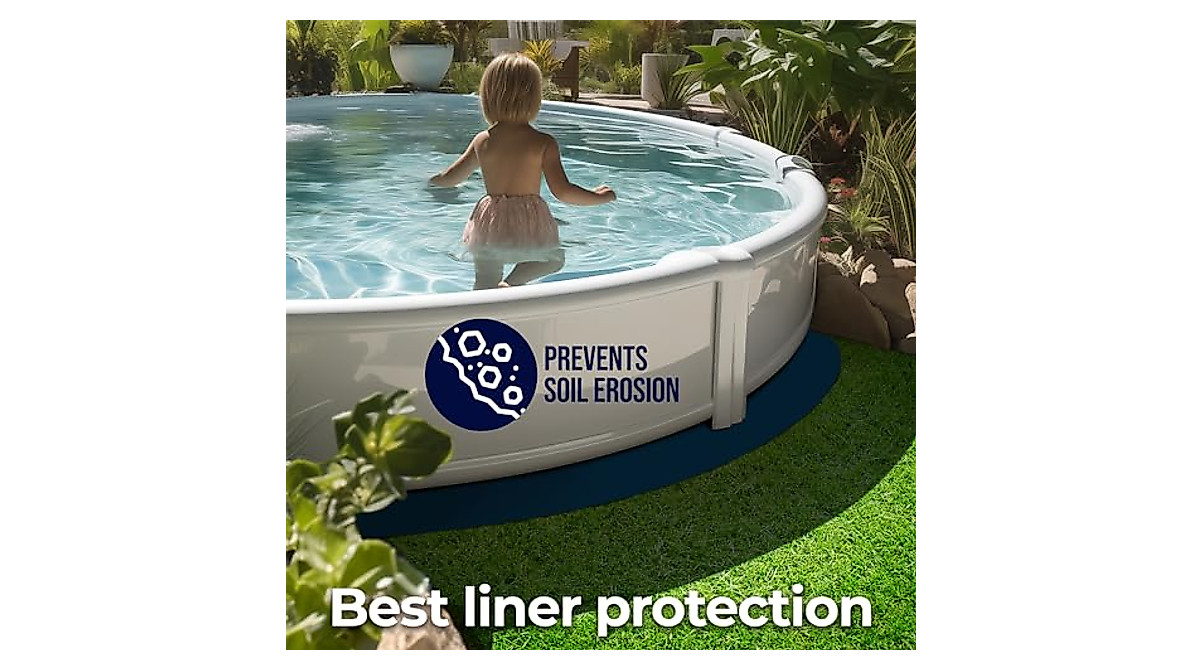 Shop Square 15-Foot Pool Liner Pad for Above Ground Pools - Under Pool ...