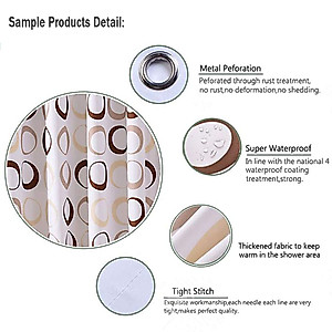 oFloral Cute Stylized Animals X-Long Shower Curtains for Bathroom Sets Chameleon Flamingo Giraffe Book Lion Lizard Rhino Polyester Shower Curtain with Hooks 72 x 84 Inch