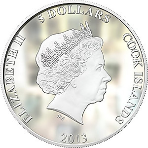 2013 Cook Islands Proof - Puss In Boots - Soyuzmutfilm - 1oz - Silver Coin - $5 Uncirculated