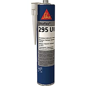 Sikaflex-295 UV Resistant Marine Adhesive Sealant, 10.3 fl. oz Cartridge, White