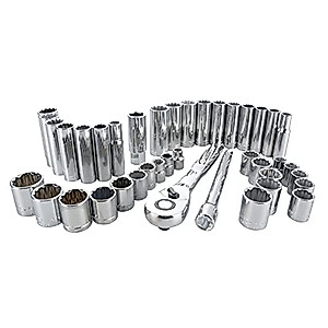 CRAFTSMAN Mechanics Tool Set, SAE / Metric, 3/8-Inch Drive, 40-Piece (CMMT12018)