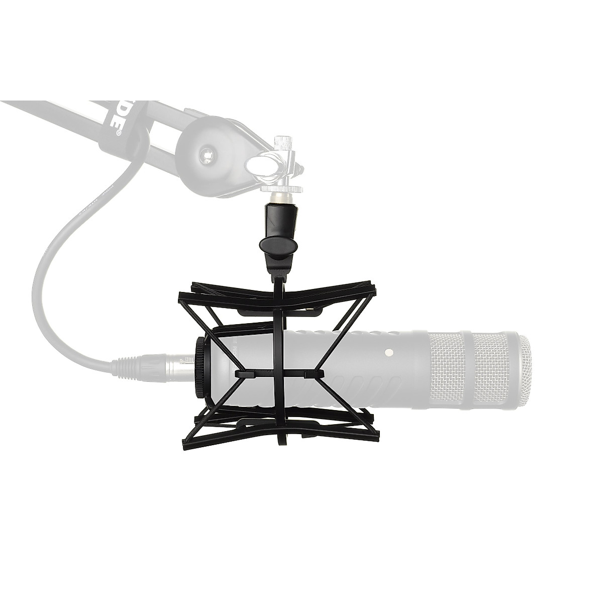 Rode PSM1 Shock Mount for Podcaster, Procaster, PSA1, and DS1 Microphones and Amazon Basics XLR Microphone Cable