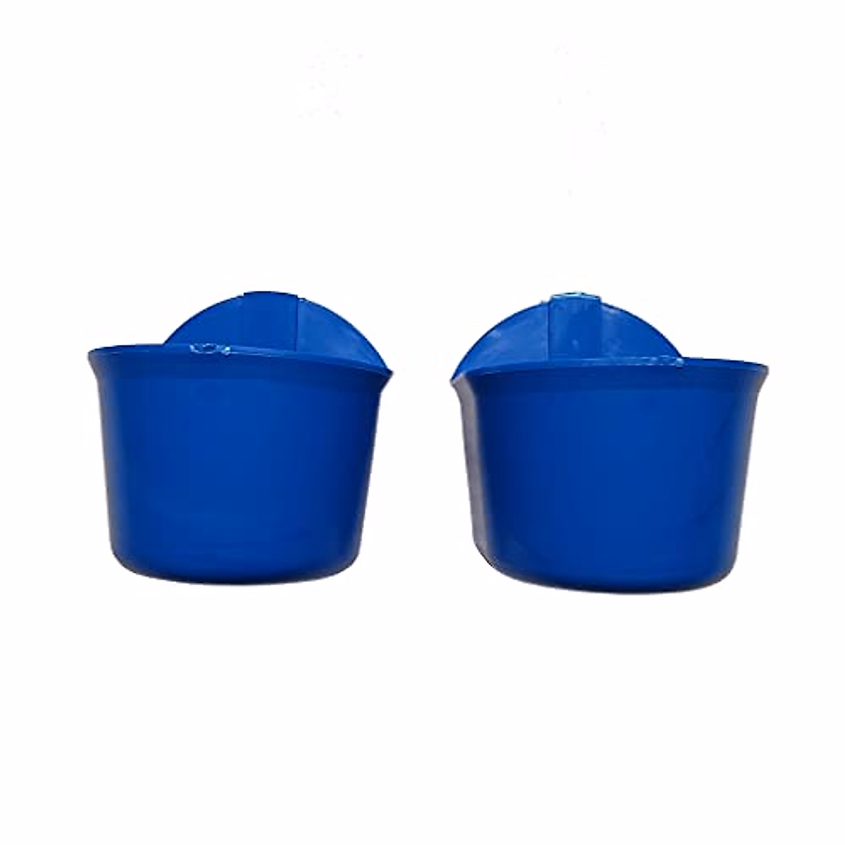 Saguaro Acres Rabbit, Chicken or Small Animal Cage Food or Water Coop Cups, Blue, 2 Pack