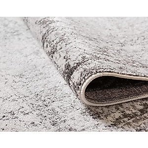 Unique Loom Sofia Collection Area Rug - Casino (9' x 12' Rectangle, Gray)