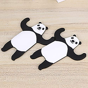 Cabilock Wall Hangers Without Nails 2pcs Self Adhesive Hooks Wall Hooks Door Ceiling Hanger Flexible Removable Hooks Hangers for Kitchen Bathroom Key Holder Plug Hooks Ceiling Hook