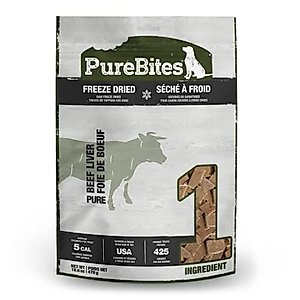 PureBites 1Pb470Bl Beef Liver For Dogs, 16.6Oz / 470G - Super Value Size