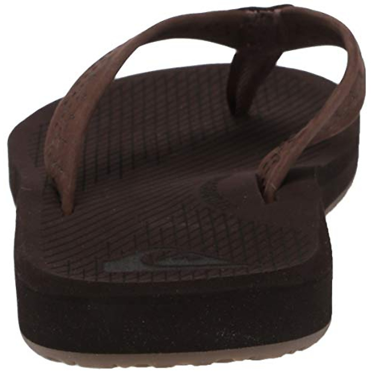Quiksilver Men's Left COASTA Sandal, Brown/Brown/Brown, 6