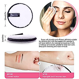 Qiveaory 150ml/5.07fl.oz Eyelash Extension Cleanser Extension Lash Shampoo Brush Mini USB Portable Lash Fan Mascara Brush Disposable Microbrush Wash Bottle Reusable Makeup Remover Pad Gentle Cleaning
