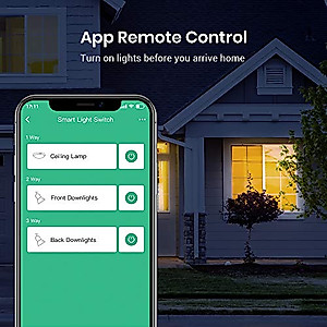 BroadLink Smart Light Switch, No Neutral Wire Required, Single Pole with App and Voice Control, 1 Gang Touch Timer Switch, Compatible with Alexa, Google Assistant, IFTTT, Siri Shortcuts, Hub Required