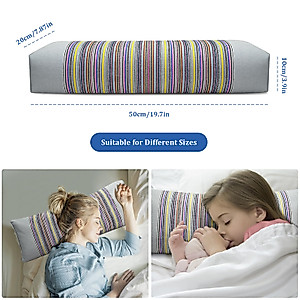 JOERRES Buckwheat Pillow,Buckwheat Neck Pillow with Zipper,Natural Buckwheat Pillow,Pillow with Washable Cotton Cover,Buckwheat Husk Neck Pillow Relieves Neck and Shoulder Pain (Grey)