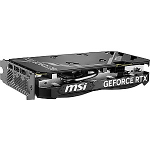 MSI Gaming GeForce RTX 4060 Ti 16GB GDRR6 Extreme Clock: 2625 MHz 128-Bit HDMI/DP Nvlink TORX Fan 4.0 Ada Lovelace Architecture Graphics Card (RTX 4060 Ti Ventus 2X Black 16G OC)