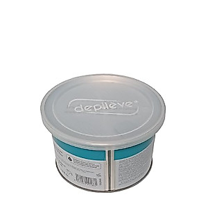 Depileve Strip Wax for Hair Removal - Rosin Wax - Azulene Cream - Gentle and Calming Formula for Sensitive Skin of Underarms, Upper Lip, Bikini Line, and Sensitive Areas - 14 oz.