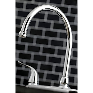 Kingston Brass KB791YL Yosemite 8" Centerset Kitchen Faucet, Polished Chrome