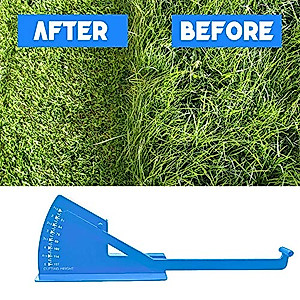 ihreesy 2 Pieces Deck Leveling Gauge,Mower Deck Leveling Gauge Lawn Mower Garden Tractor Deck Leveling Gauge Plastic Engine Deck Leveling Gauge Tool