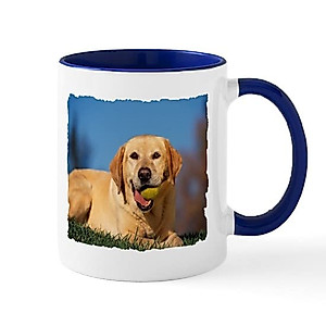 CafePress YELLOW LAB Mug Ceramic Coffee Mug, Tea Cup 11 oz
