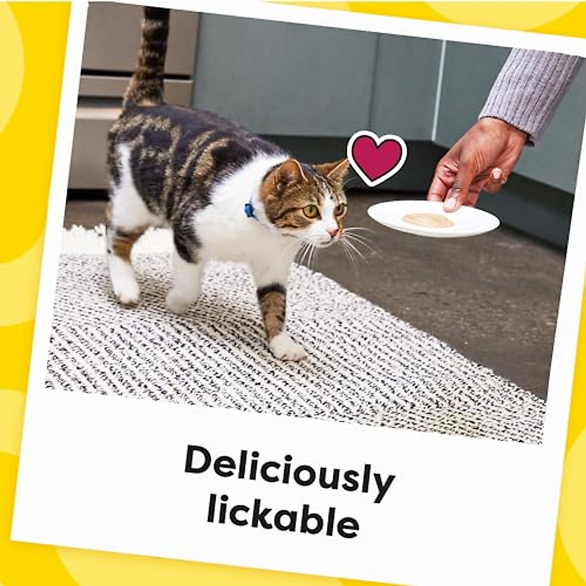 Temptations Creamy Puree with Chicken, Lickable Cat Treats, 0.42 oz Pouches, 24 Count