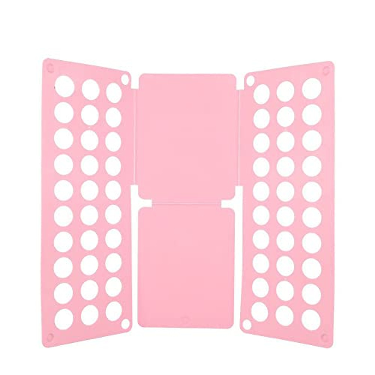 PNPCORP Upgrade Tshirt Shirt Folding Board for Adult, Laundry Clothes Folder, Durable Plastic Folder (Pink)