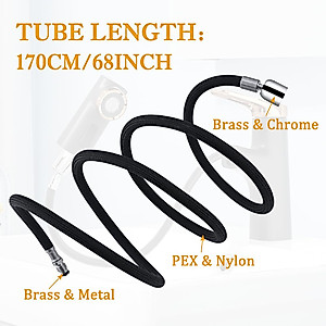 K-1219935-BC Hose Kit for Kohler Pull-Down Kitchen Faucet, Pull-Out Hose with 13.5oz Weight Ball, Classic Pull-Out Hose for Kohler K-1219935-BC/K-1304674-BC Hose Replacement Parts