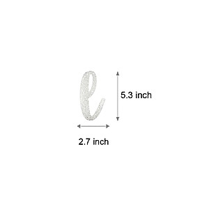 WEIANDBO Taco bout love Silvery glitter paper banner,Pre-Strung,Suitable for Mexican Fiesta Wedding Bridal Shower Gift Party Backdrop Decorations Sign.（Silvery）