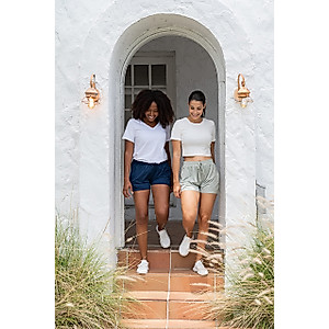 Womens Active Athletic Dri Quick Dry Fit Shorts Gym Running Loose Zipper Pockets Casual Workout Hiking Ladies Lounge Exercise Sweat