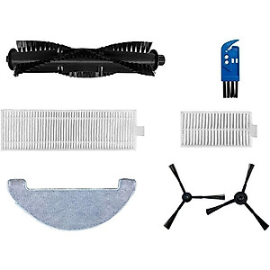 Side Brushes Water Tank Air Filters Mop Accessory Kit Compatible with 360 P7 Robot Vacuum