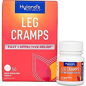 Hyland's Leg Cramps Tablets, Natural Relief of Calf, Leg and Foot Cramp, 50 Count
