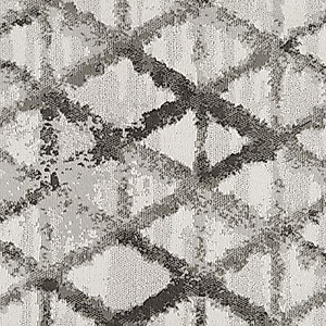 Woven Trends Modern Contemporary 3-Piece Rug Set, 5x7 Area Rug, 2x5 Runner Rug, 2x3 Accent Mat, Livingroom, Bedroom, Entryway, Durable and Stain Resistant, Gray