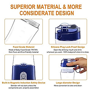 TANACC Portable Juice Blender Mini Portable USB Electric Fruit Juicer Smoothie Maker Orange Juicer Machine Cup for Fruit Food Processor Maker Juice Extractor