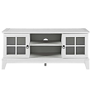 Modway Isle Coastal Contemporary 47 Inch TV Stand in White