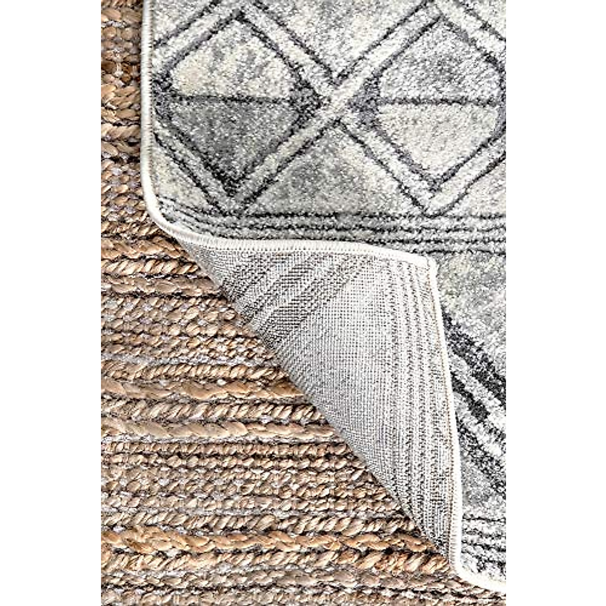 nuLOOM Teresa Moroccan Area Rug, 4' x 6', Grey