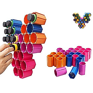 WHITEMOON 2 OZ Paint Bottle Storage, Paint Holder Rack for Acrylic Paint, Craft Art Paint Tube Organizer (26 Pack)