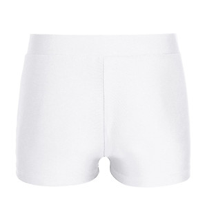 iiniim Kids Girls Stretch Cotton Gymnastics Ballet Dance Booty Shorts Workout Sports Yoga Cycling Running Active Shorts White 12