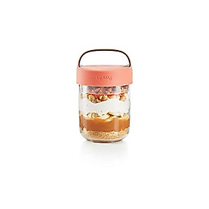 Lékué Jar to Go, 400 ml, Coral