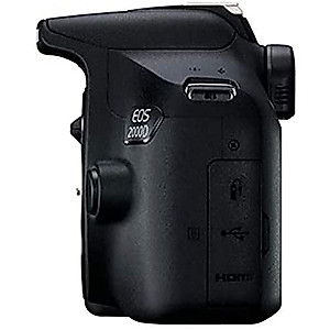 2000D (Rebel T7) DSLR Camera with 18-55mm f/3.5-5.6 Zoom Lens Bundle + Accessories (64Gb Memory Card, Wide Angle and Telephoto Lens, Spider Tripod, Gadget Bag and More)