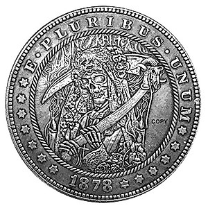 Thompson Emporium Santa Muerte V3 Novelty Good Luck Heads Tails Token Challenge Coin